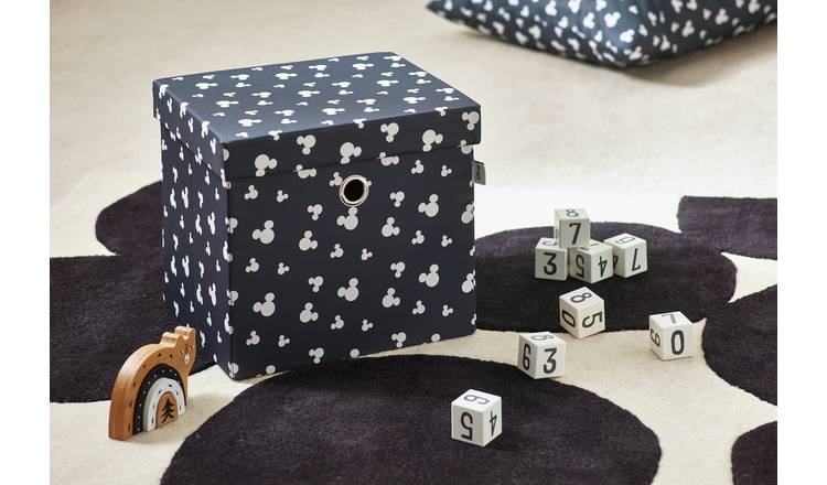 Buy Disney Kids Mickey Ottoman - Grey | Toy boxes | Argos
