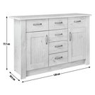 Buy Argos Home Ohio 2 Door 6 Drawer Sideboard - Oak Effect | Sideboards ...