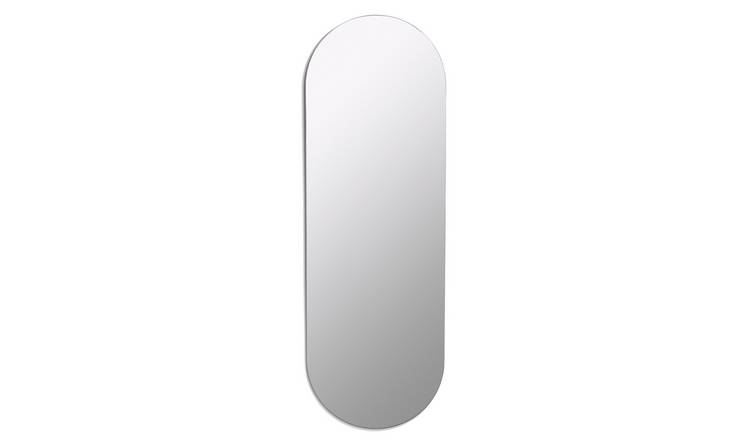 Buy Habitat Frameless Pill Shaped Wall Mirror - 50x150cm | null | Argos