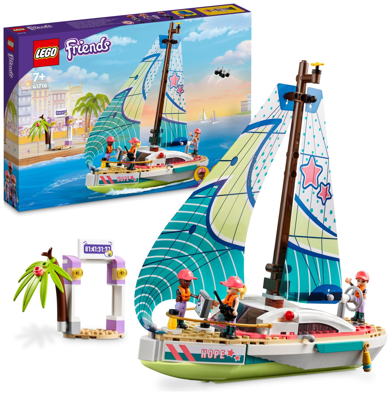 LEGO Friends Stephanie's Sailing Adventure Boat Toy 41716 review | 8.9 / 10