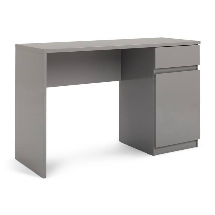 Buy Habitat Jenson 1 Drawer Office Desk Grey Desks Habitat