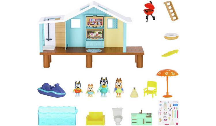 Buy Bluey S9 Beach Cabin Exclusive Bundle | Playsets and figures | Argos