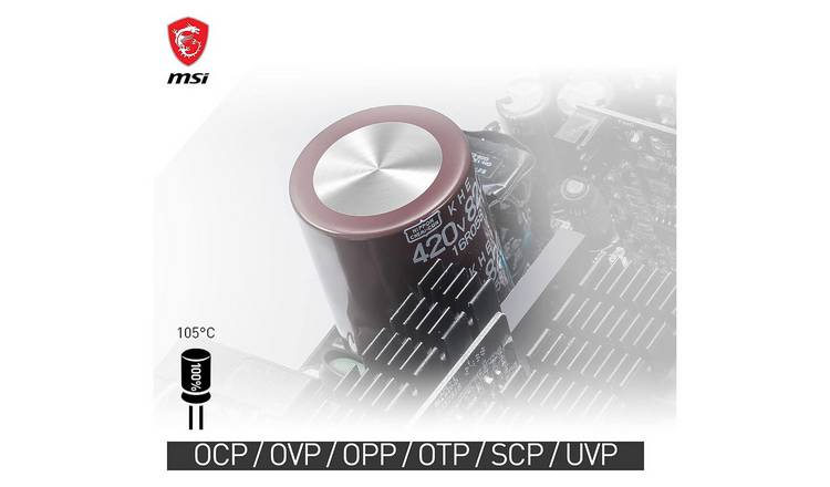Buy MSI MPG A1000PG PCIE5 1000 Watt Power Supply | PSU | Argos