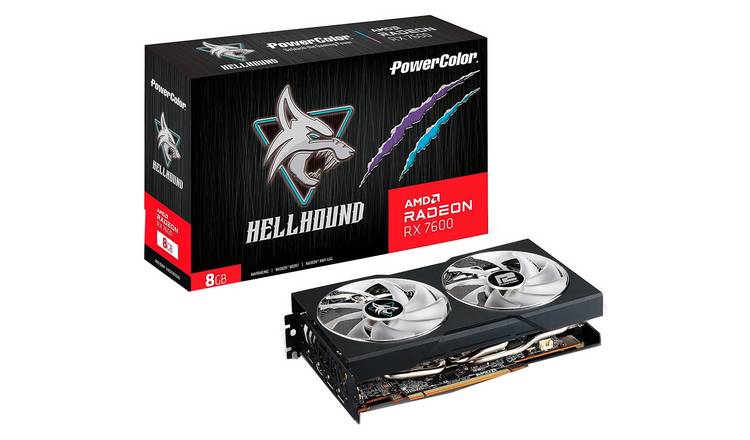 Buy PowerColor Hellhound AMD Radeon RX 7600 8GB Graphics Card ...