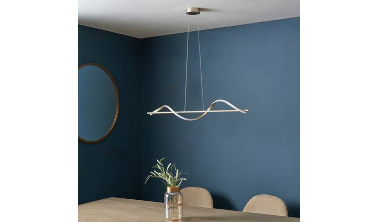 Buy Shore Light Caliso Metal LED Pendant Bar - Gold | Ceiling lights ...