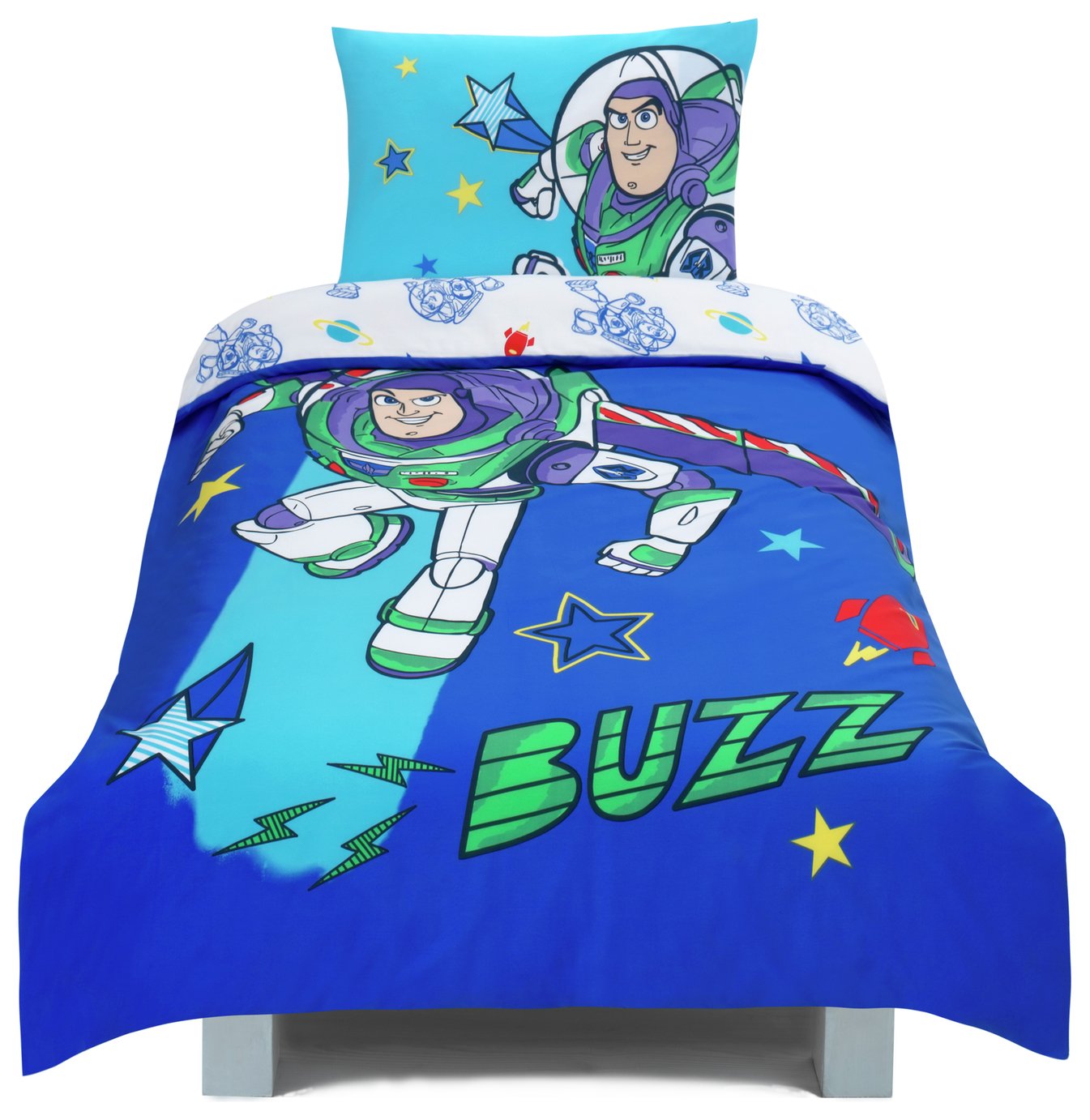 Disney Pixar Buzz Lightyear Blue Kids Bedding Set review | 9.2 / 10