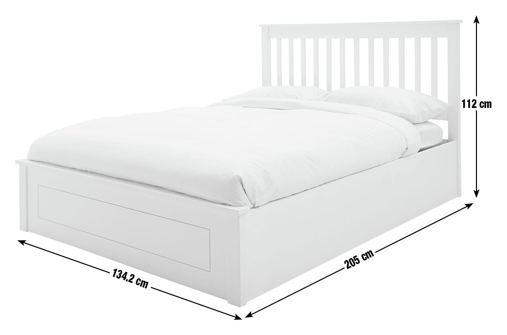 Argos Home Aspley Small Double Ottoman Bed – Oak Stain