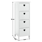 Buy Argos Home 4 Drawer Storage Unit - White | Storage units and ...