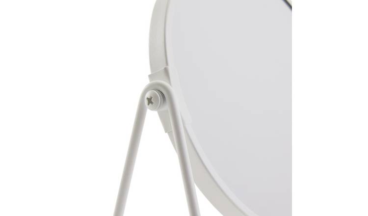 Buy Argos Home Metal Swivel Mirror - White | Bathroom mirrors | Argos