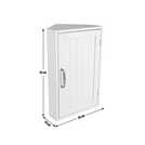 Buy Argos Home Tongue & Groove Corner Cabinet - White | Bathroom wall ...