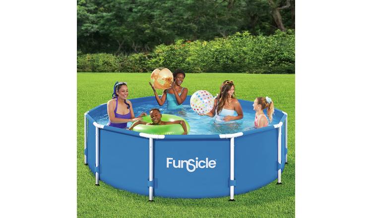 Buy Funsicle Round Frame 10ft Pool | Pools and paddling pools | Argos