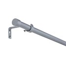 Buy Argos Home Extendable Stopper Metal Curtain Pole - Silver | Curtain ...