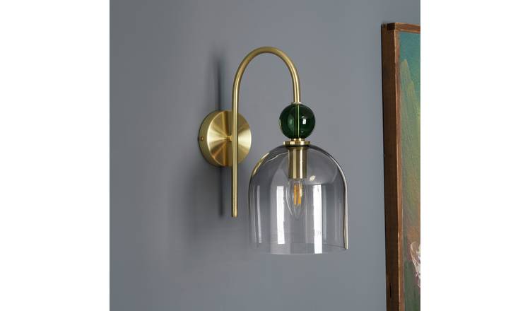 Buy BHS Arezzo Metal Wall Light - Brass | Wall lights | Argos