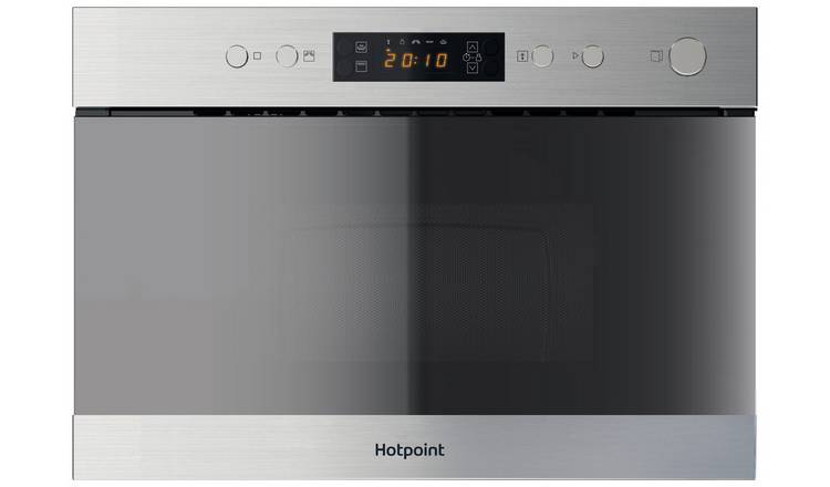 Buy Hotpoint MN 314 IX H Built-In Microwave - Silver | Built-in ...