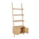 Buy Habitat Jessie 2 Door Ladder Shelf - Oak | Bookcases and shelving ...