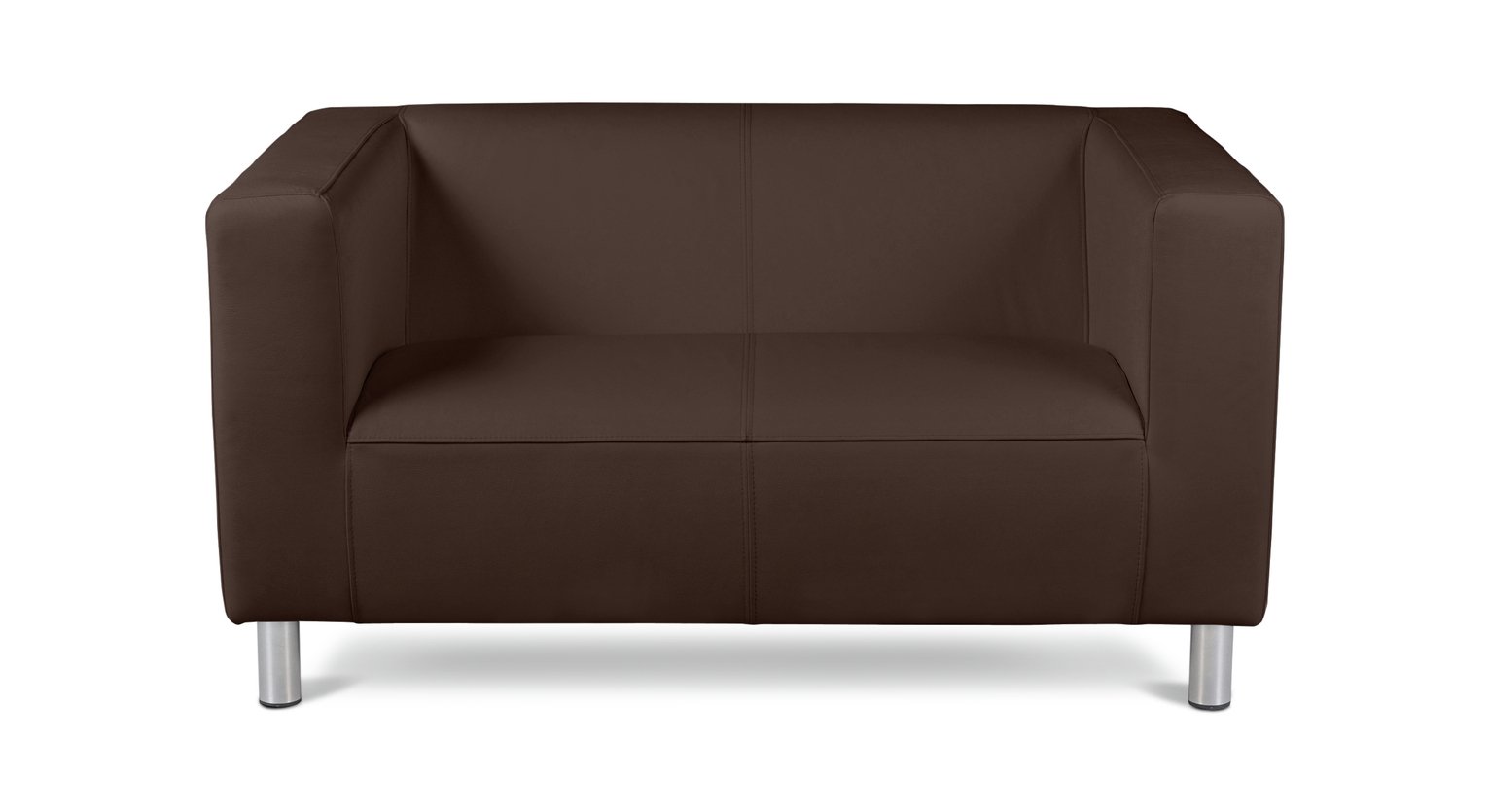 Argos Home Moda Compact 2 Seater Faux Leather Sofa Brown 4537531 Argos Price Tracker pricehistory