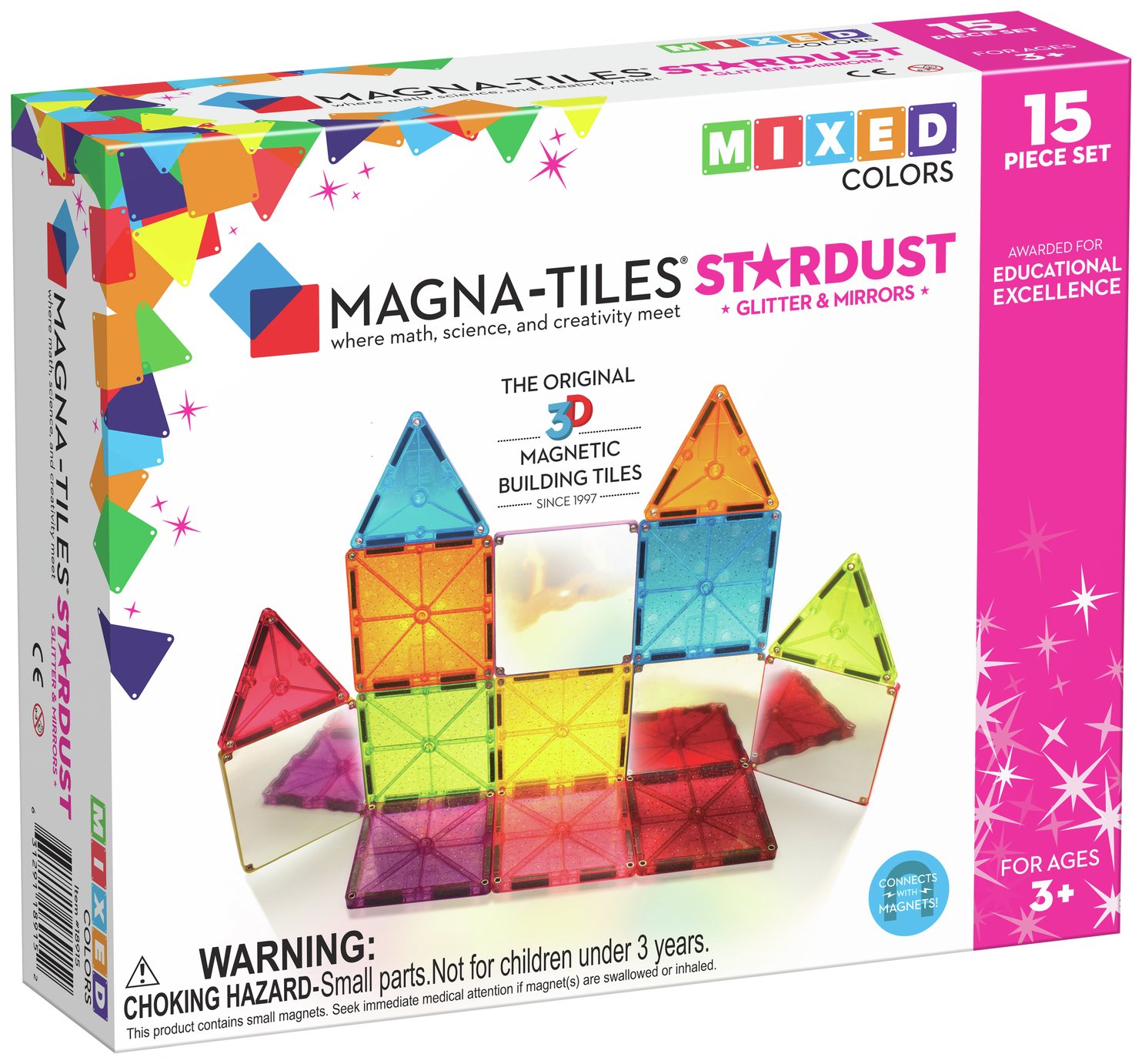 Magna-Tiles Stardust 15 Piece Set Magnetic Toy review | 9.4 / 10