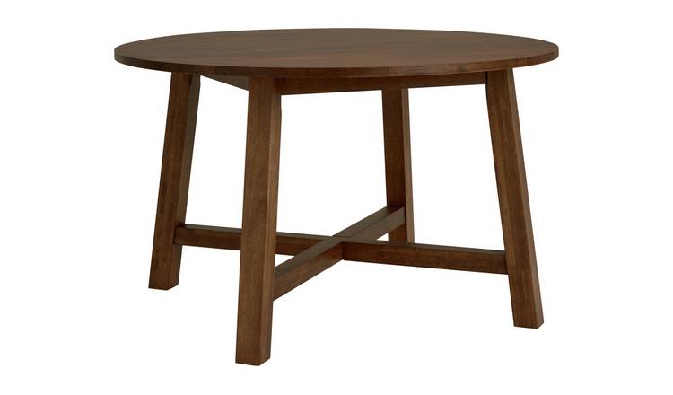 Buy Habitat Trieste Round 4 Seater Dining Table - Walnut | Dining tables | Argos