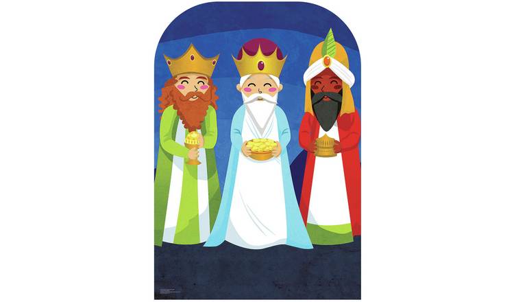 Buy Star Cutouts 3 Kings Christmas Child Stand Cardboard Cutout ...