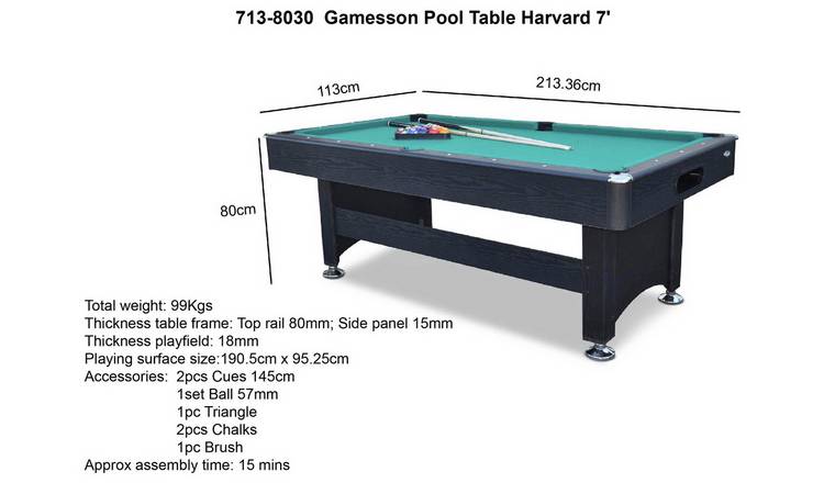 Harvard Pool Tables Website