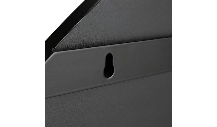 Buy Habitat Asymmetric Wall Mirror - Black - 60x60cm | null | Argos