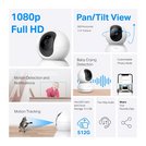 Buy TP-Link Pan/Tilt 1080P Wi-Fi Smart Indoor Camera | Smart home ...