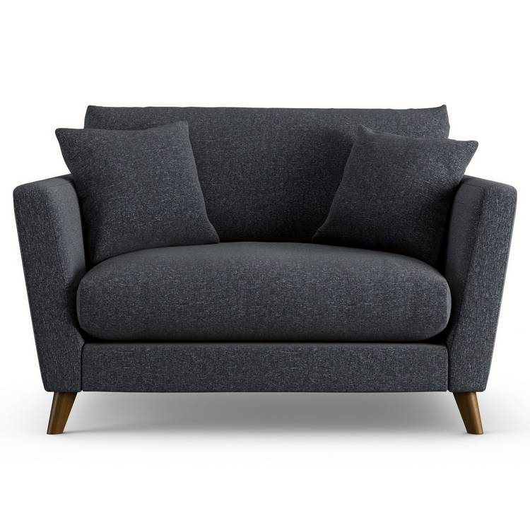 Black snuggle chair store
