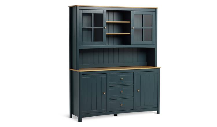 Buy Habitat Bournemouth 4 Door 3 Drawer Sideboard - Dark Blue ...