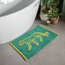 Buy Furn Cotton Leapard Bath Mat - Teal | Bath mats | Argos
