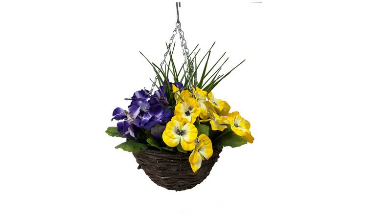 Buy Garden XP Artificial flower With Hanging Basket | Garden pots and ...