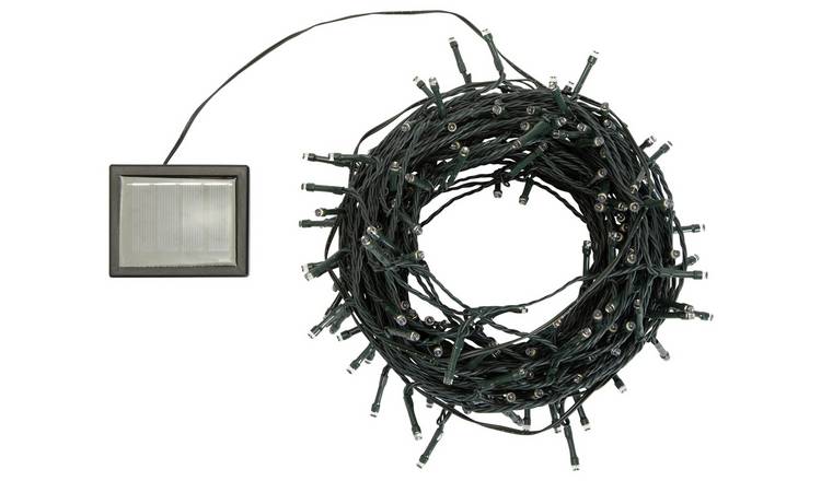 Buy Garden By Sainsbury's 200 Warm White Solar String Light | Solar ...