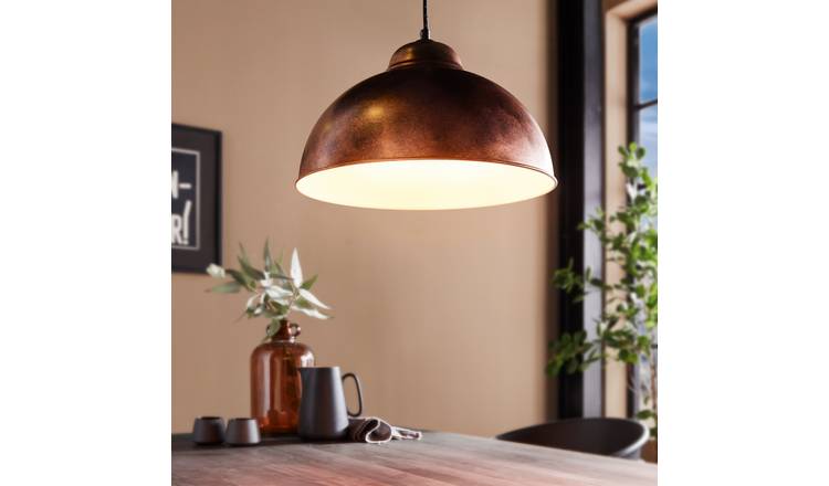 Buy EGLO Truro Steel Pendant Light - Antique Brass | Ceiling lights | Argos