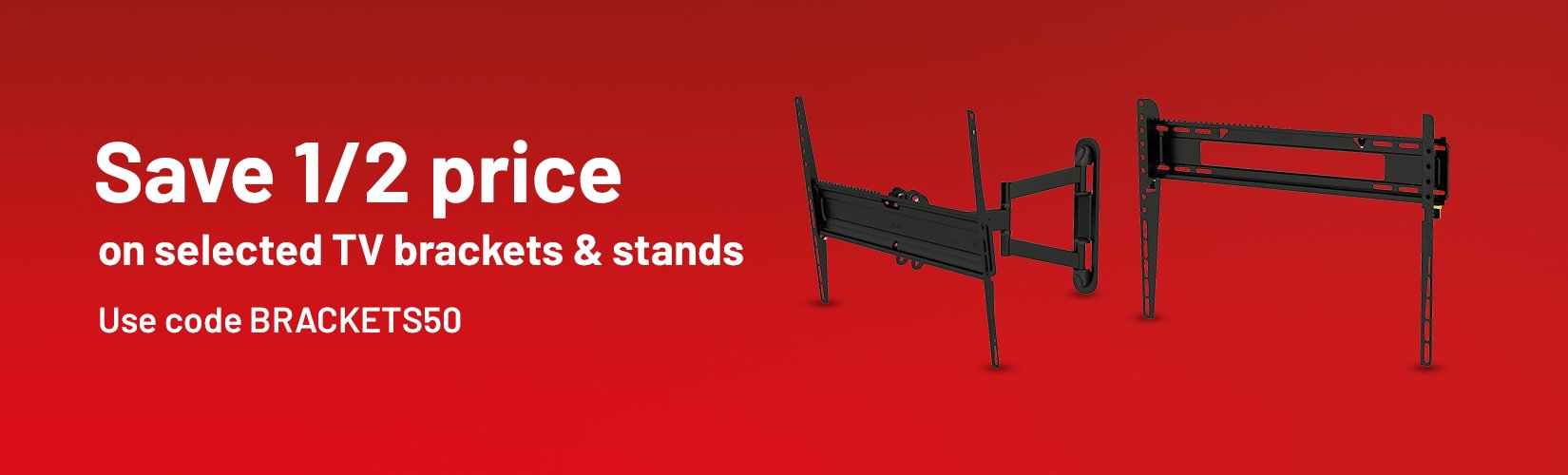 Up to 43 inch TV wall brackets | Argos