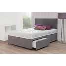 Buy Argos Home Elmdon Double Deep Ortho 2 Drawer Divan - Grey | Divan ...