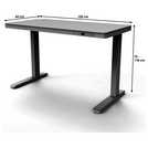 Buy Koble Juno 1 Drawer Office Desk Black Desks Argos