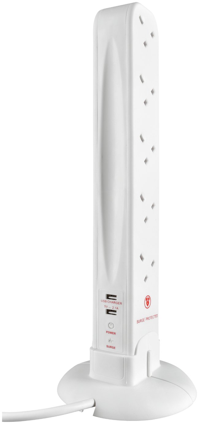 Masterplug 10 Socket 1 Metre 13 Amp Tower Reviews