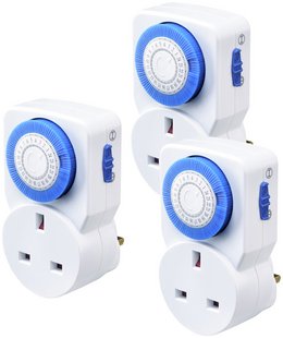 Masterplug Tm7 7 Day Mechanical Segment Timer With Switch And Power