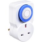 Buy Masterplug 24 Hour Mechanical Segment Timer - 3 Pack | Plug timers ...