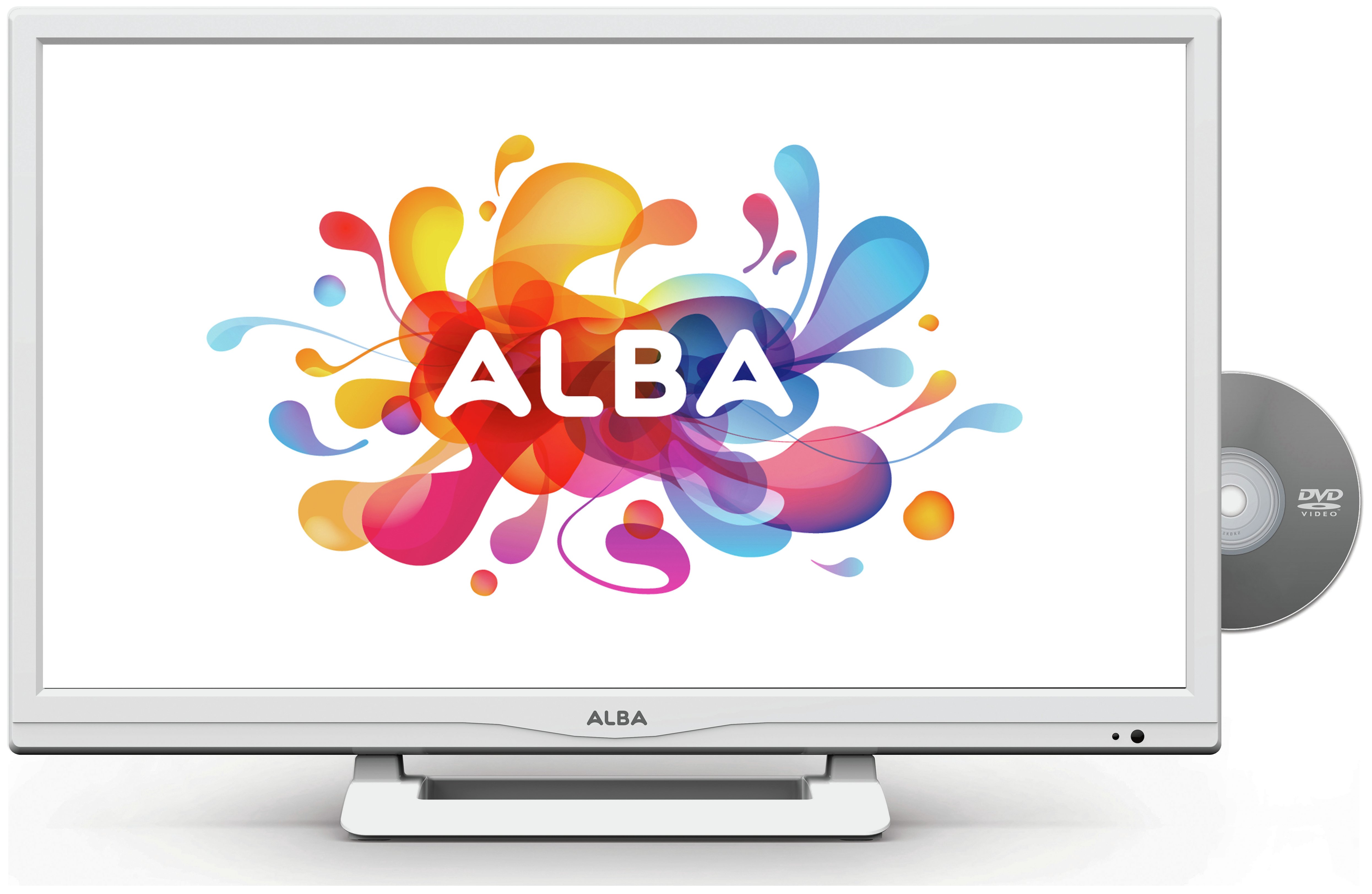 Alba 24 Inch HD Ready LED TV/DVD Combi - White Review - Review Electronics