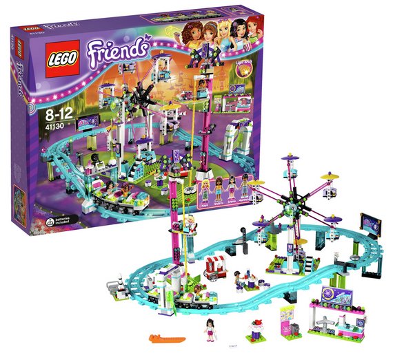 Buy LEGO Friends Amusement Roller Coaster Playset - 41130 at Argos.co ...