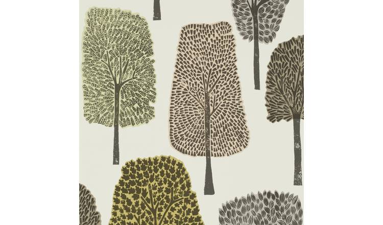 Buy Scion Cedar Forest Multicoloured Wallpaper | Wallpaper | Argos
