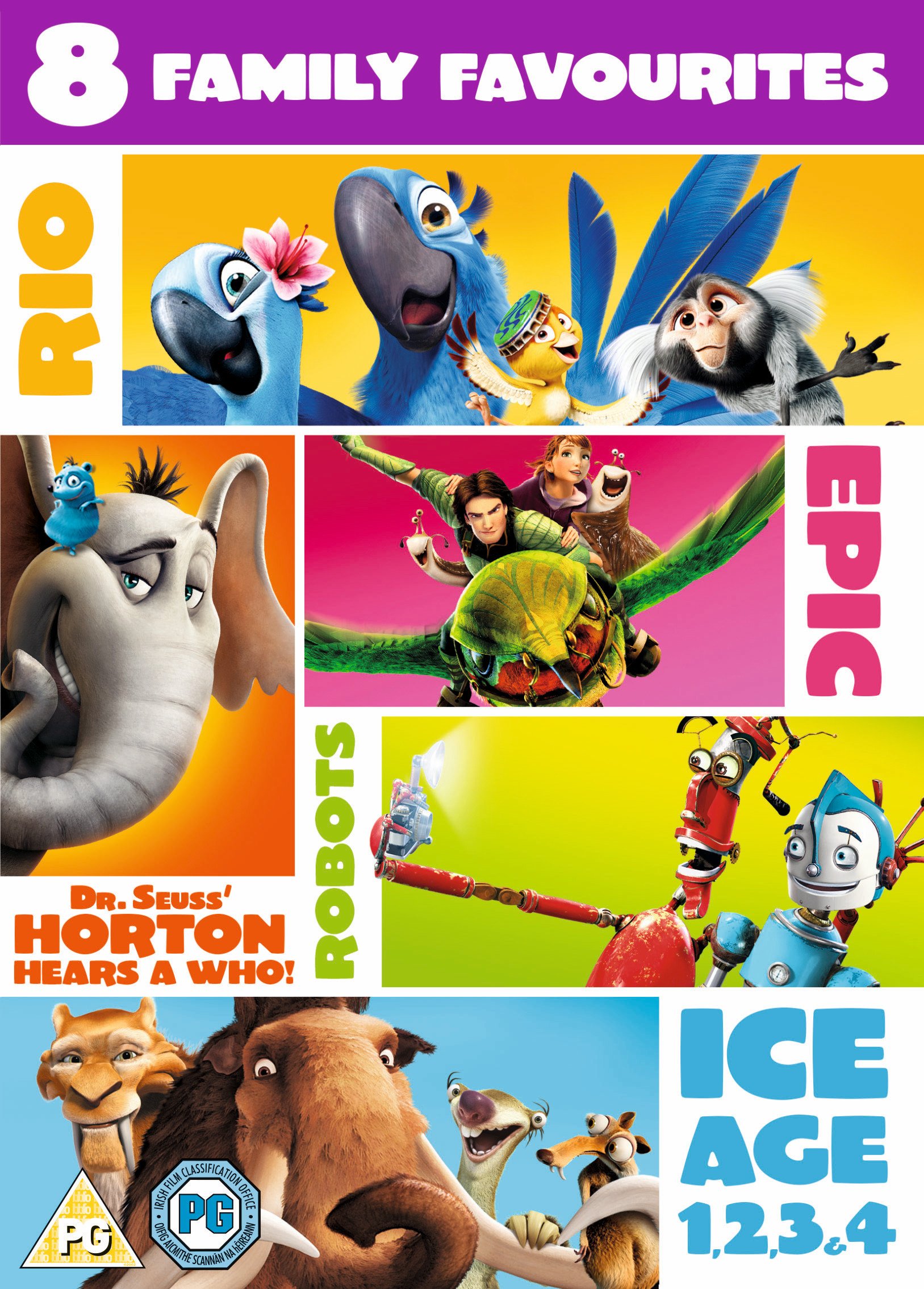 Blue Sky Family Rio Epic Ice Age Horton DVD Review - Review Electronics