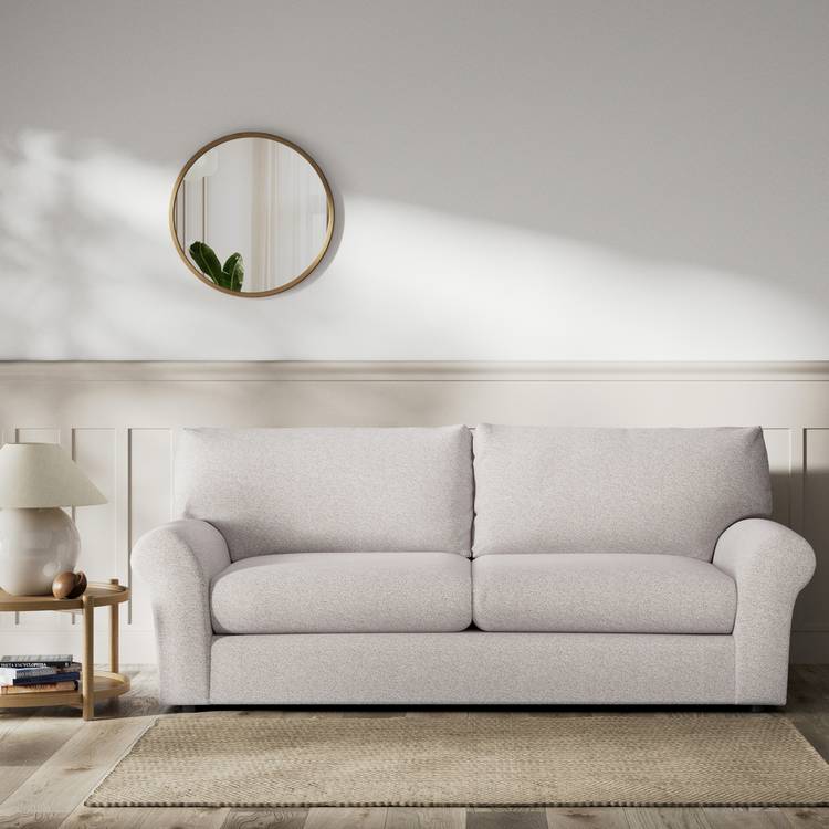 Buy Habitat Molton Fabric 4 Seater Sofa - Natural | Sofas | Habitat