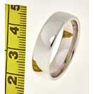 Buy Revere Sterling Silver Heavyweight Wedding Ring - N | Mens rings ...