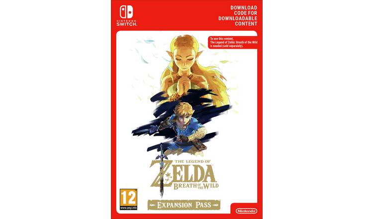 Buy The Legend Of Zelda Breath Of The Wild Expansion Pass DLC Nintendo e shop cards Argos