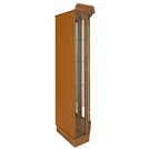 Buy Argos Home Glass Corner Display Cabinet -Light Oak Effect | Display ...