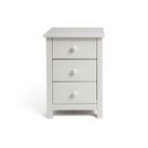 Buy Argos Home Scandinavia 3 Drawer Bedside Table - White | Bedside ...
