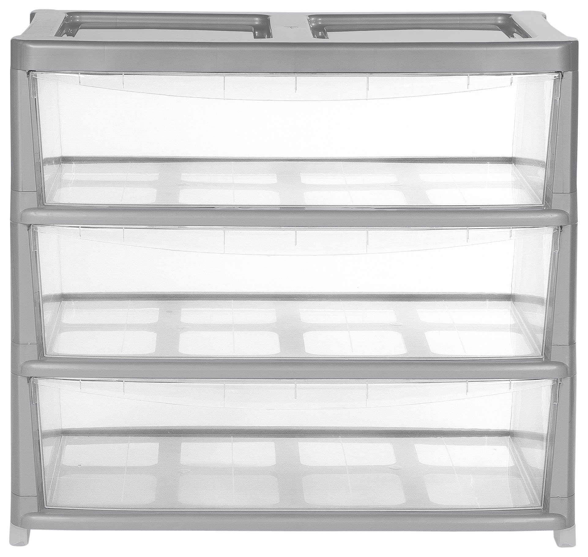 Argos Home 3 Drw Gloss Wide Tower Storage Unit Reviews