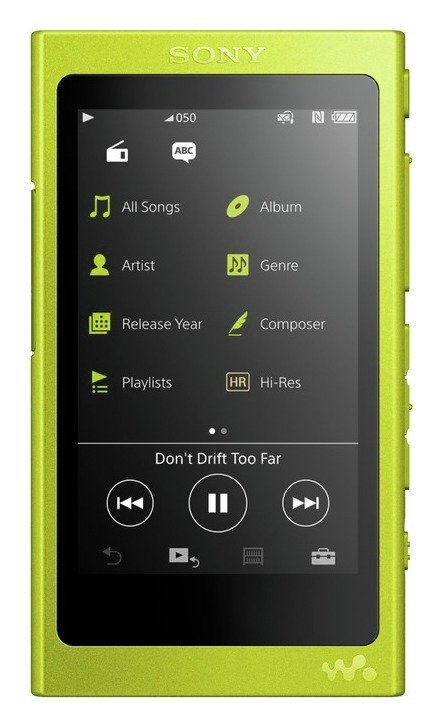 Sony NWA35 Walkman High Resolution 16GB MP3 Player - Yellow. Review ...