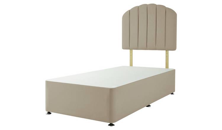 Buy Silentnight Single Divan Bed Base Sandstone Divan beds Argos